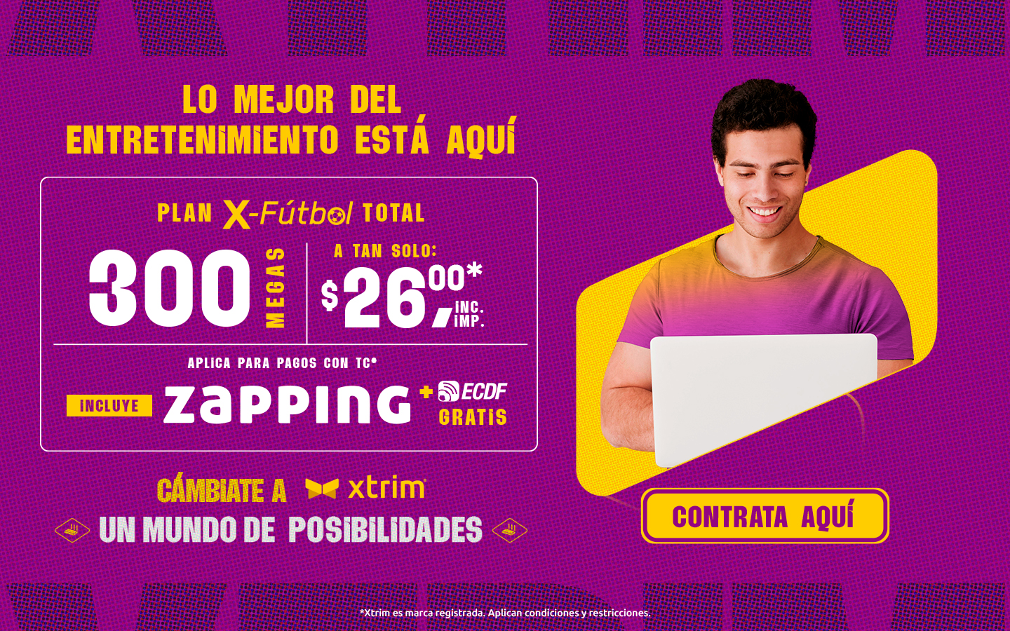 Xtrim : Internet, TV&Streaming y servicios de telefonia | Sitio Oficial