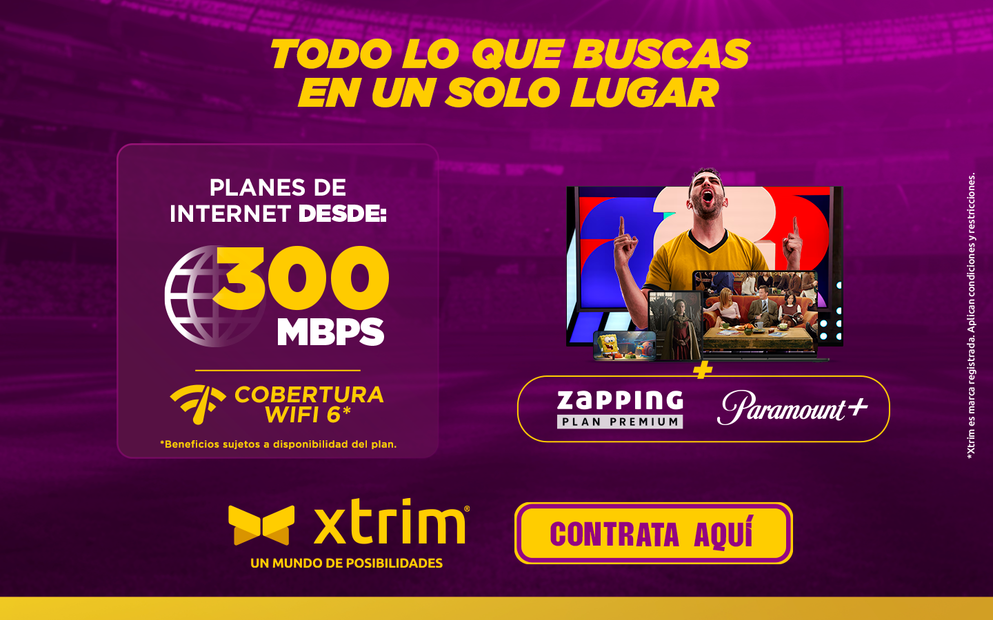Xtrim : Internet, TV&Streaming y servicios de telefonia | Sitio Oficial